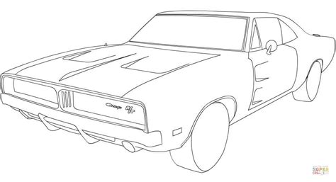 1969 Dodge Charger Car Coloring Pages Coloring Home