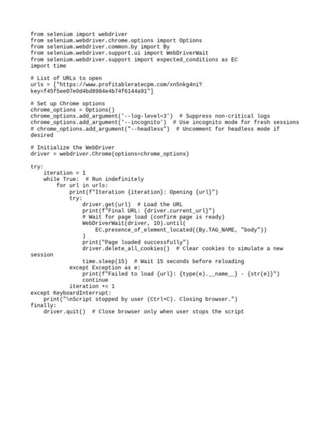From Selenium Import Webdriver Pdf