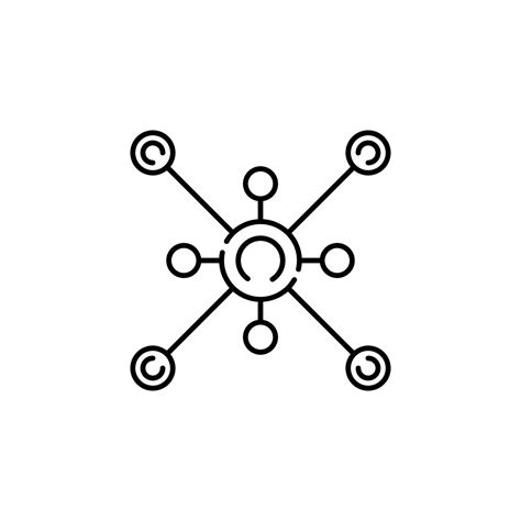 Molecules Vector Icon Illustration 23196911 Vector Art At Vecteezy