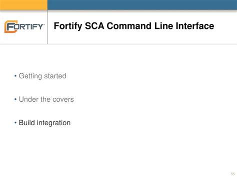 Ppt Fortify Sca Command Line Interface Powerpoint Presentation Free Download Id9442234