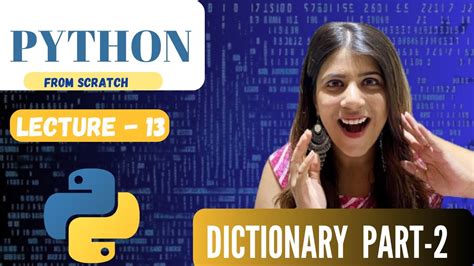 Project In Dictionary Lecture 13 Python Course For Beginners Youtube