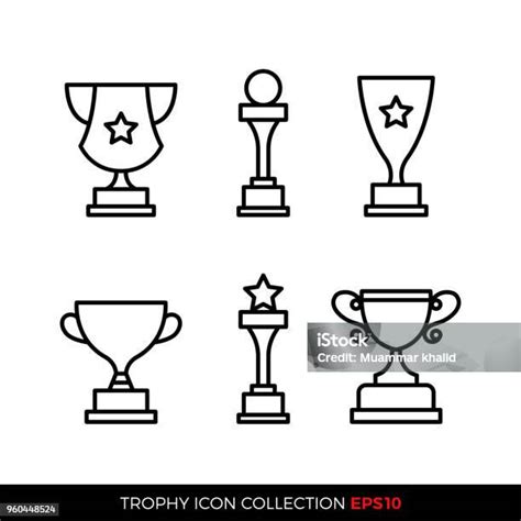 프리미엄 수상 아이콘의 집합입니다 Eps10 벡터 일러스트 레이 션 강단에 대한 스톡 벡터 아트 및 기타 이미지 강단 경쟁 금 금속 Istock
