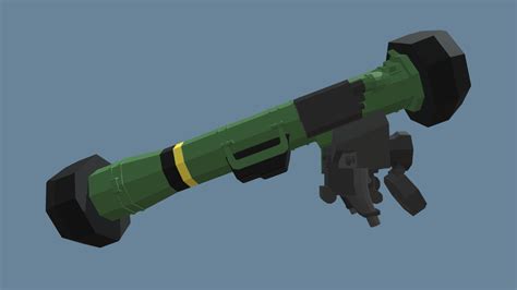 Fgm 148 Javelin Low Poly Download Free 3d Model By Goldbergr [140a6ed] Sketchfab