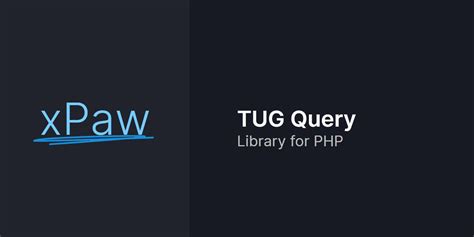github xpaw php tug query 🐘 php library to query tug servers