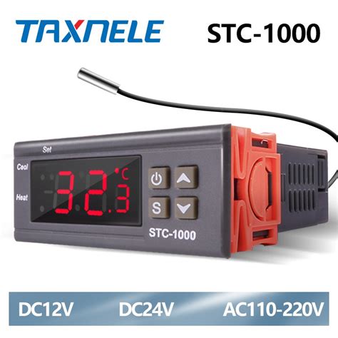STC 1000 220V 12V 24V Digital Temperature Controller Thermostat Thermoregulator Incubator Relay