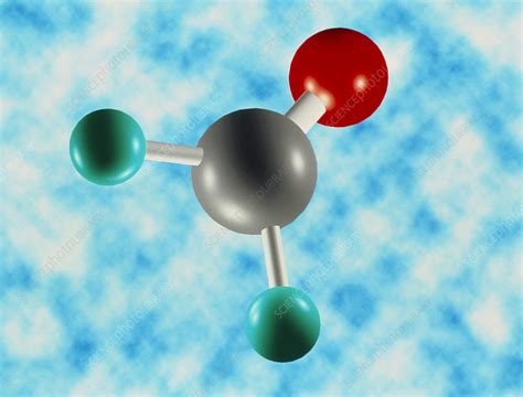 Formaldehyde Molecule Stock Image A700 0074 Science Photo Library