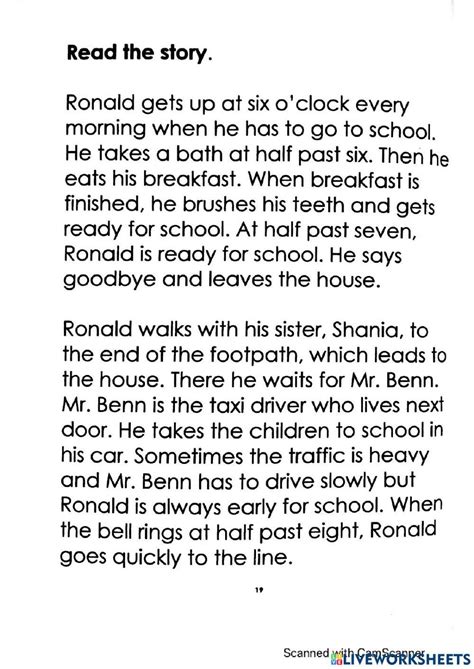 Noting And Recalling Details Worksheet Live Worksheets Worksheets