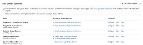 Associating A Screen With An Issue Operation Administering Jira