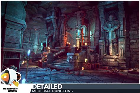 Detailed Medieval Dungeons 3d Dungeons Unity Asset Store