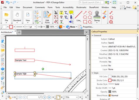 Tabs Guide Tools Comment And Markup Tools Callout Tool