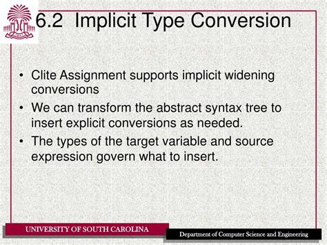 Ppt Csce 330 Programming Language Structures Chapter 6 Type Systems Powerpoint Presentation