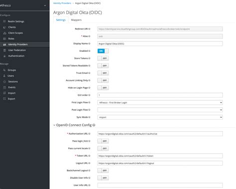 Setting Up Alfresco Identity Service With Okta