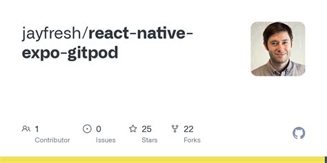 Github Jayfreshreact Native Expo Gitpod
