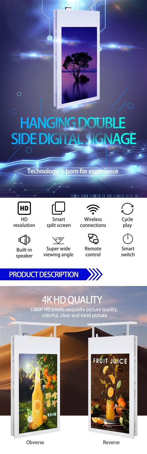 Window Display Hanging Double Sided