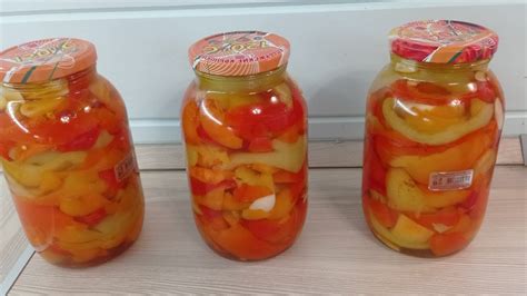 Как ВКУСНО замариновать перцы на зиму Youtube