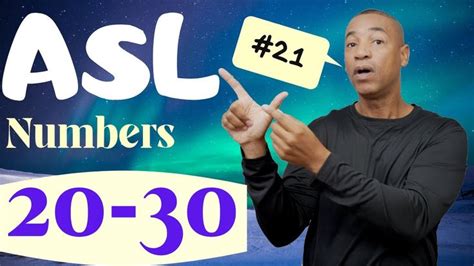 Asl Numbers 20 30 The Correct Way Asl For Beginners American Sign
