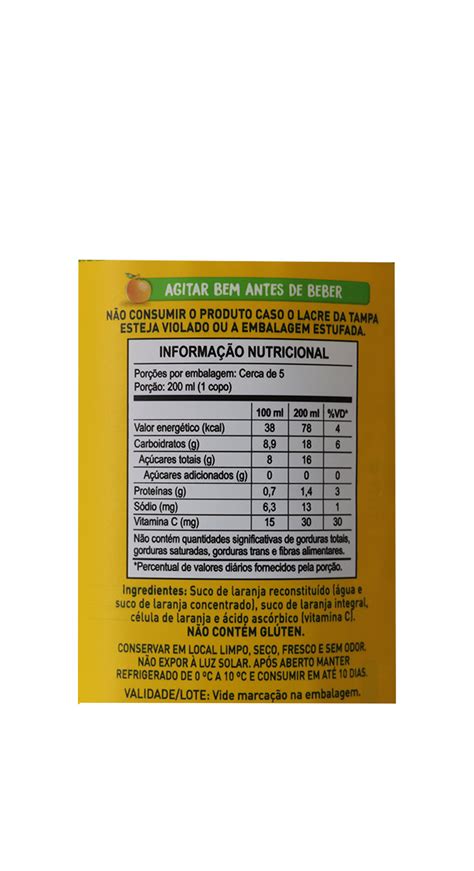 Suco De Laranja Natural One 900ml Imigrantes Bebidas