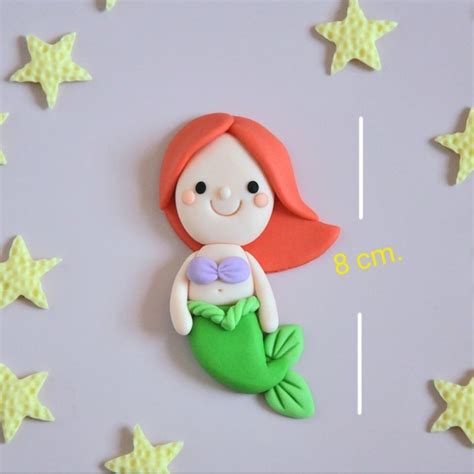 น้ำตาลปั้นแต่งเค้ก นางเงือก Mermaid Shopee Thailand