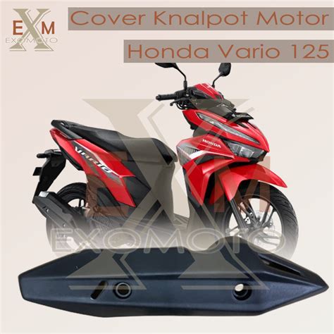 Jual Cover Tutup Knalpot All New Vario Keyless Model Cover Knalpot Vario Led