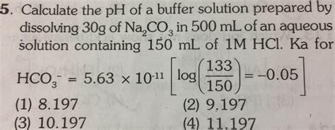 [answered] 5 calculate the ph of a buffer solution prepared by kunduz