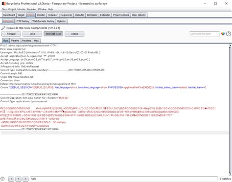 there is a file upload vulnerability that can execute arbitrary code
