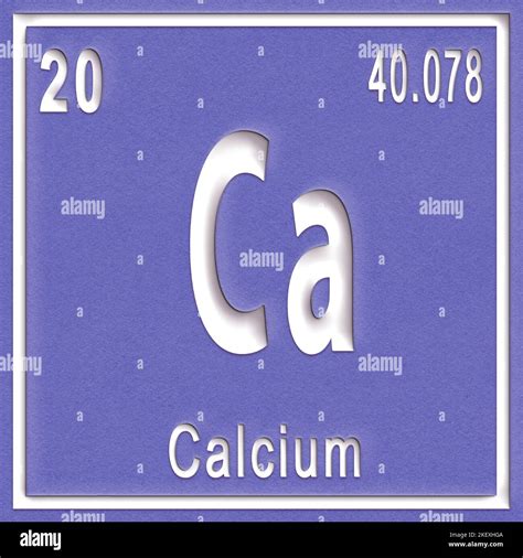 Tabla Periódica De Elementos Calcio Fotografías E Imágenes De Alta Resolución Alamy