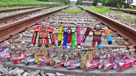 파워레인저 트레인포스 오픈케이스 9종의 연결트레인 파워레인저 트레인포스 Youtube