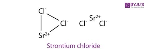 Srcl2 Strontium Chloride Structure Molecular Mass Properties And Uses