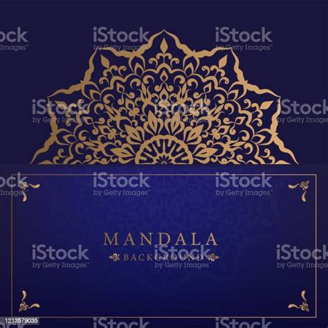 로얄 골든 아라베스크 아랍어 이슬람 동쪽 스타일 배경 고급 만다라 0명에 대한 스톡 벡터 아트 및 기타 이미지 0명 금 금속 금색 Istock