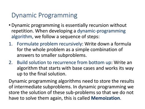 Design And Analysis Of Algorithms Lecture 08 1ppt Programming