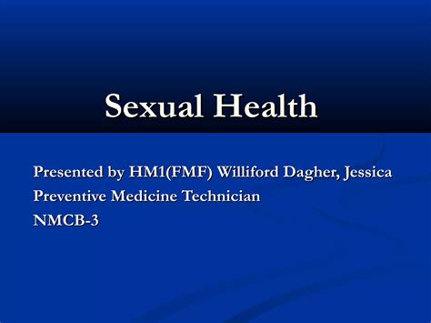 Sexual Health Presentation Nmcb 3 Ppt