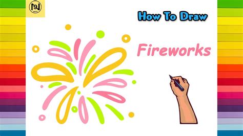 How To Draw Fireworks Easy Step By Step No 9 Arts Youtube
