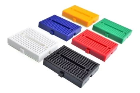 Protoboard De 170 Puntos Arduino Pic Avr Pack X2 Unidades