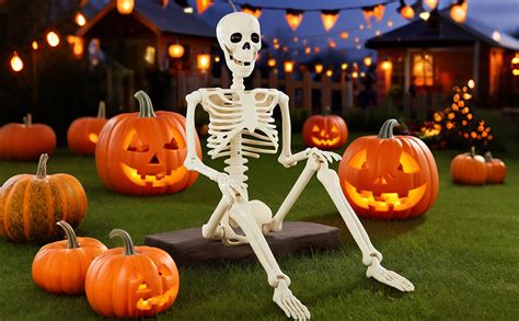 Halloween Skeleton Decorations Life Size Full Body