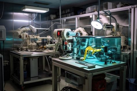 Premium Ai Image Lab Equipment For Biohybrid Robot Research