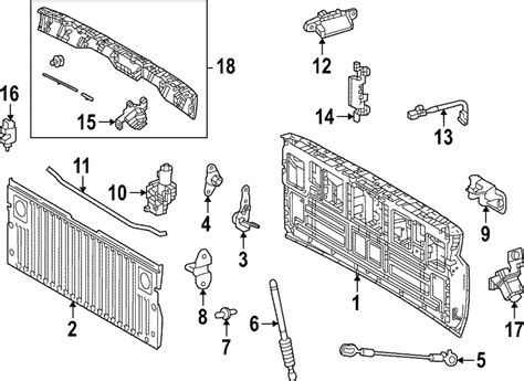 Genuine Toyota Tail Gate Part 65701 An010 For 2025 Toyota Tundra