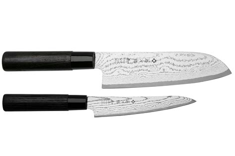 Tojiro Shippu Black Damascus 2 Teiliges Messerset Günstiger Shoppen