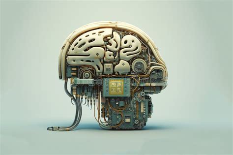 A Digital Brain Made Up Of Interconnected Circuits And Microchips Symbolizing Technology And