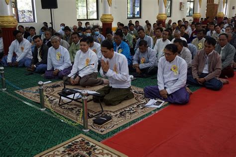 သရက်မြို့နယ် ဌာနဆိုင်ရာဝန်ထမ်းများနှင့် မြို့မိ မြို့ဖ အလှူရှင်များပါဝင်လှူဒါန်းထားသည့