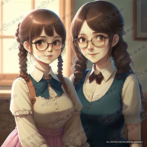 Ai创作图动漫妈妈爸爸姐姐妹妹 昵图网