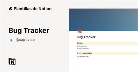 Plantilla Bug Tracker Notion Marketplace