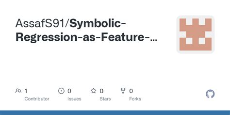 Github Assafs91 Symbolic Regression As Feature Engineering Method For