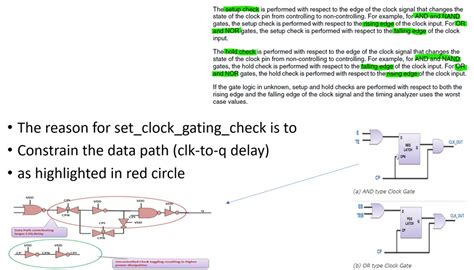 digital logic why for setup check and gates use rising edge while or gates use falling edge