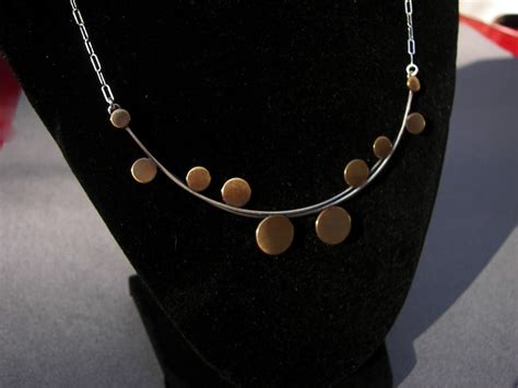 Architectural Necklace Sterling Silver Modern Architectural Etsy