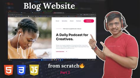 Crafting A Stunning Blog Website Html Css Project Tutorial For