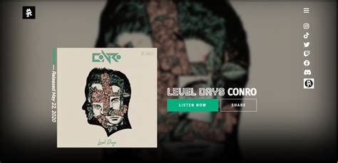 Github Dara218level Days Clone Level Days Monstercat Landing Page Clown