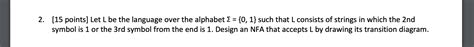 Solved Points Let L Be The Language Over The Chegg Com