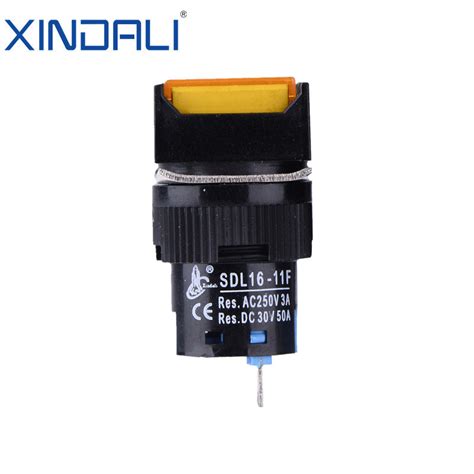Xdl16 11f Industrial Smart Switch Spring Return Mini Push Button Switch Push Button Switch And