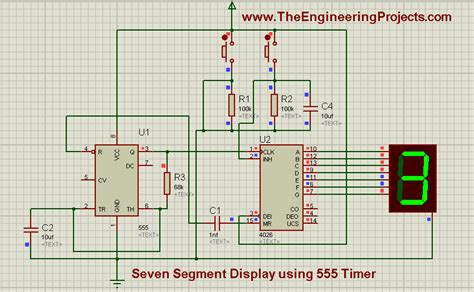 7 Segment Display Clock Circuit Diagram Circuit Diagram
