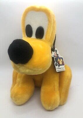 Vintage Disneyland 10” Pluto Plush Toy Made In Korea Ebay